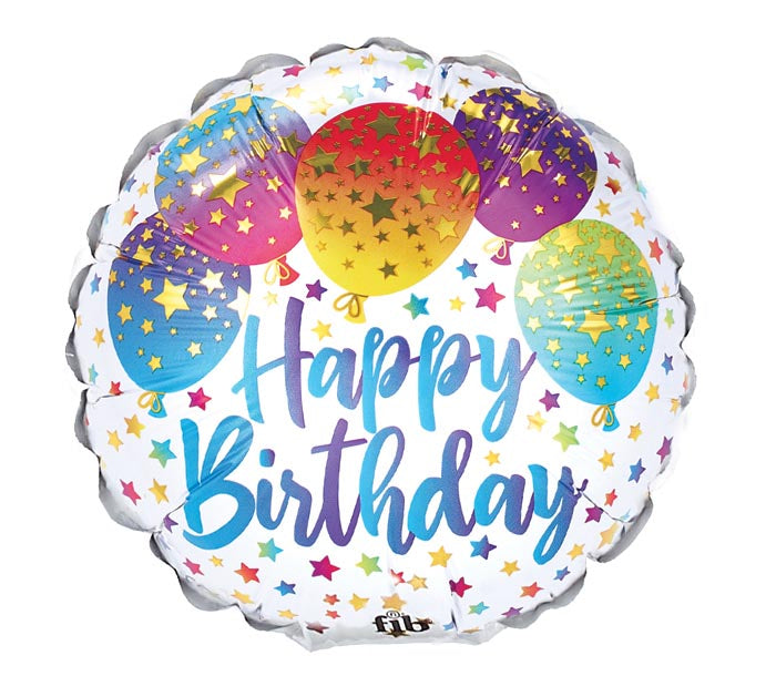 4" Air Filled Happy Birthday balloon – Keep Aim
