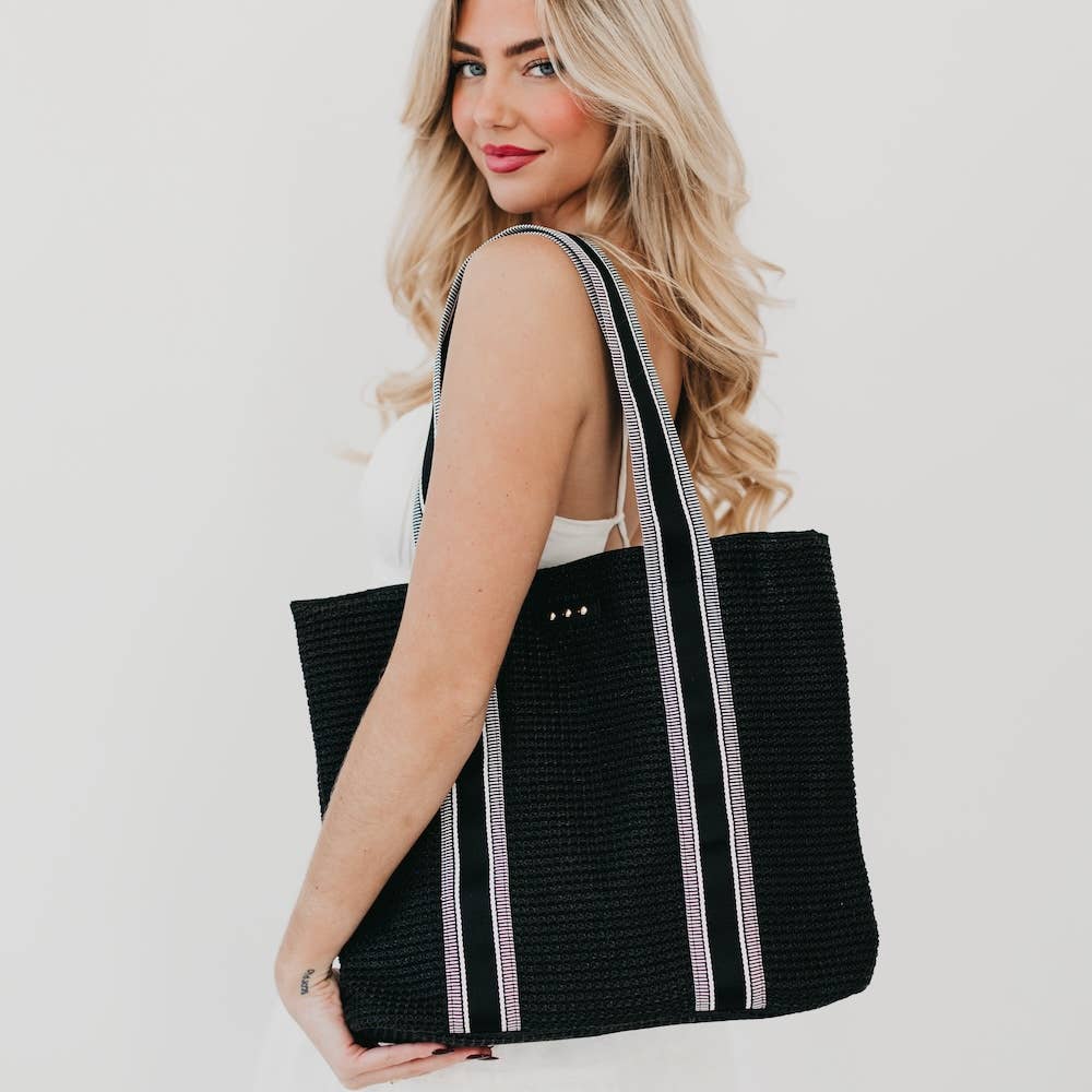 Ruby Raffia Tote Bag – Keep Aim